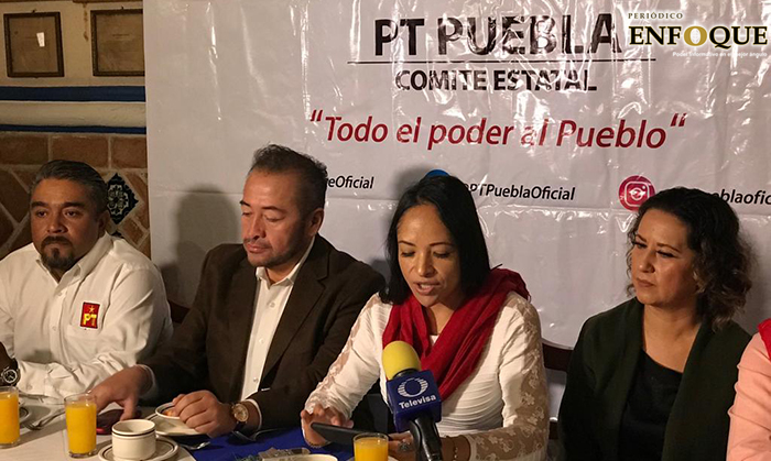 PT aportó 160 mil votos para el triunfo de Barbosa: Lizeth Sánchez
