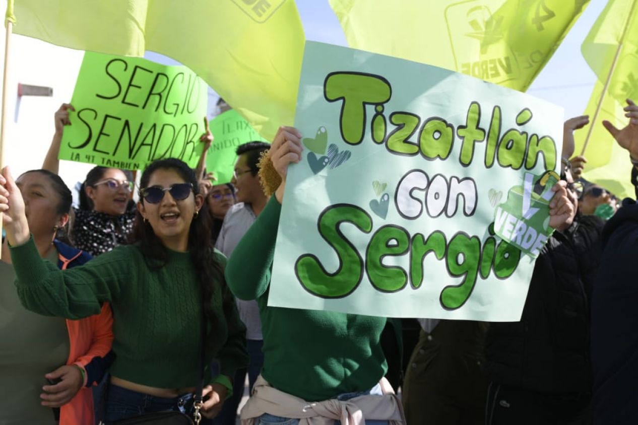 Arrancan Sergio González e Isela Rojas campaña al Senado desde Tizatlán